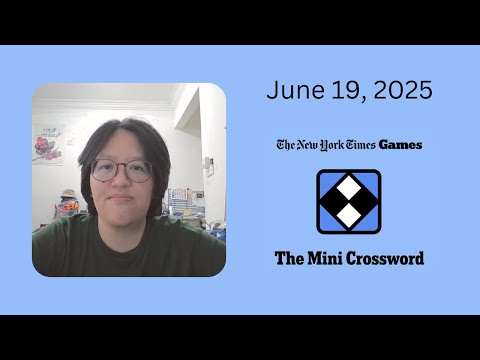 NYT Mini Crossword | June 19, 2025