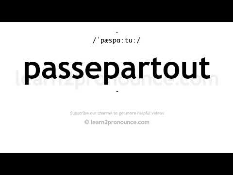 How to pronounce Passepartout | English pronunciation