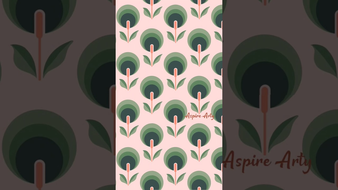 Seamless Flower Pattern Using Procreate #digitalart #howtodraw #design #easy #art #tips #sketch #fyp