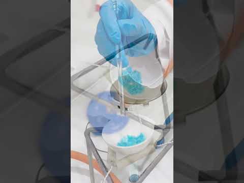 Using gravimetric method, to determine the formula of hydrated copper sulfate (CuSO4).
