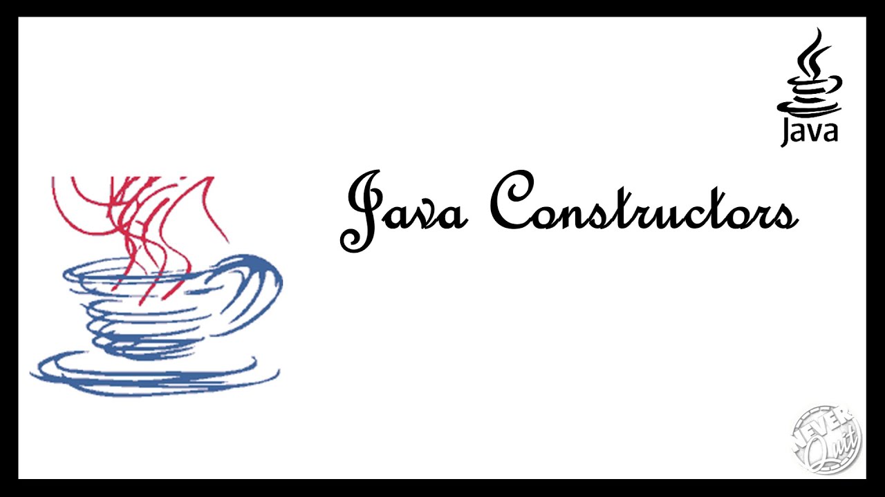 Java constructors || Animated learning || Java programming || 3 minutes master || Neverquit