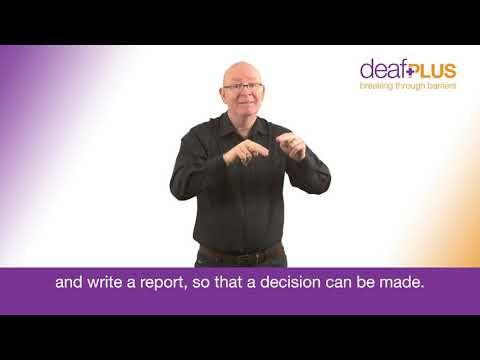 Attendance Allowance: The assessment of your claim | deafPLUS | BSL Video