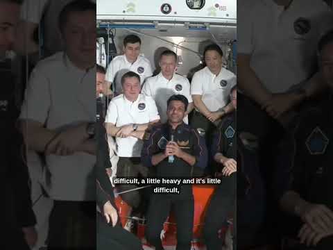 Shubhanshu Shukla Hindi Speech - axiom 4 mission