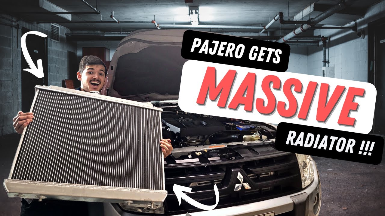 MASSIVE Upgraded Radiator Install on the Pajero