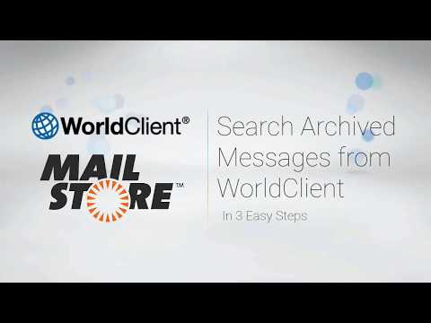 How to Search your MailStore Email Archive from MDaemon Webmail