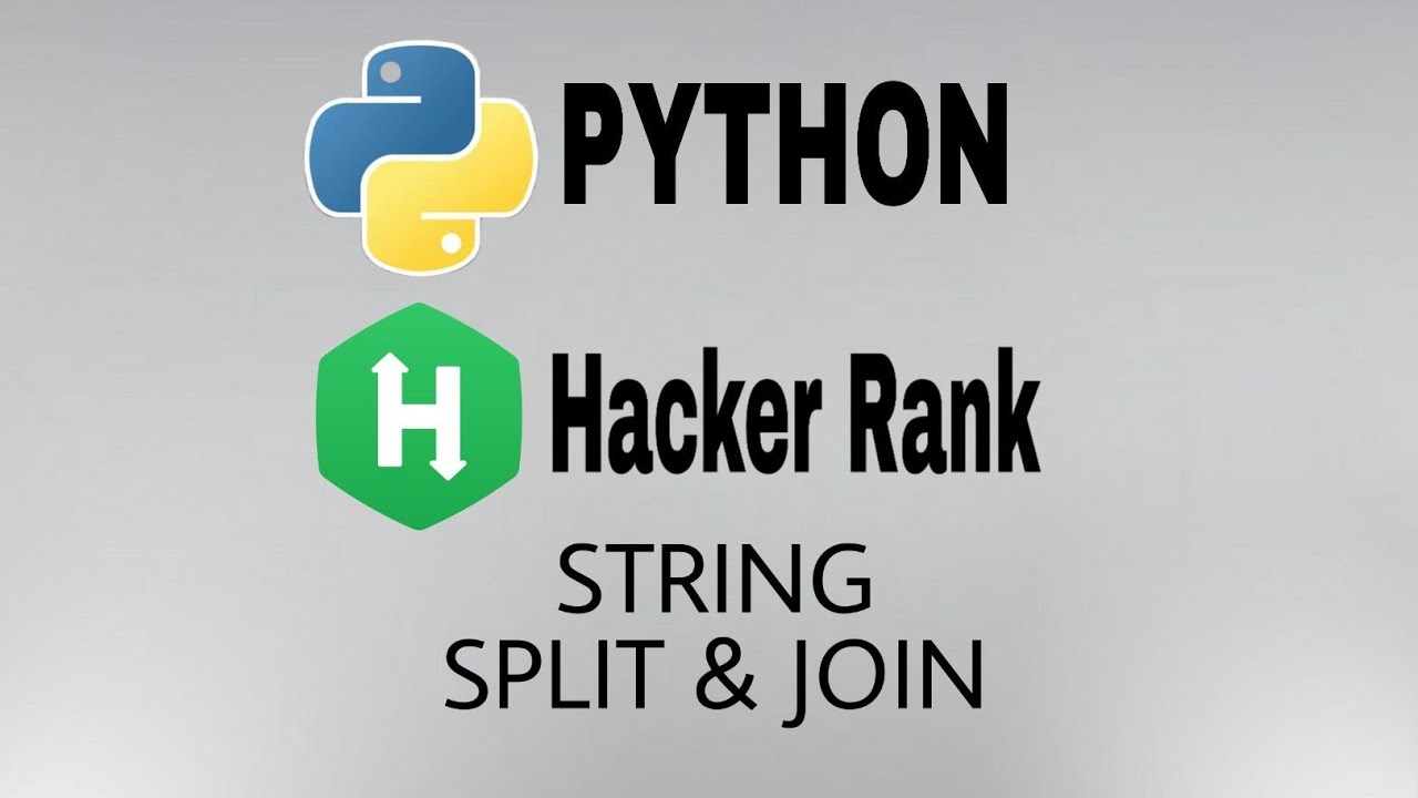#15: String Split and Join | Hackerrank Python Solution | English Explanation