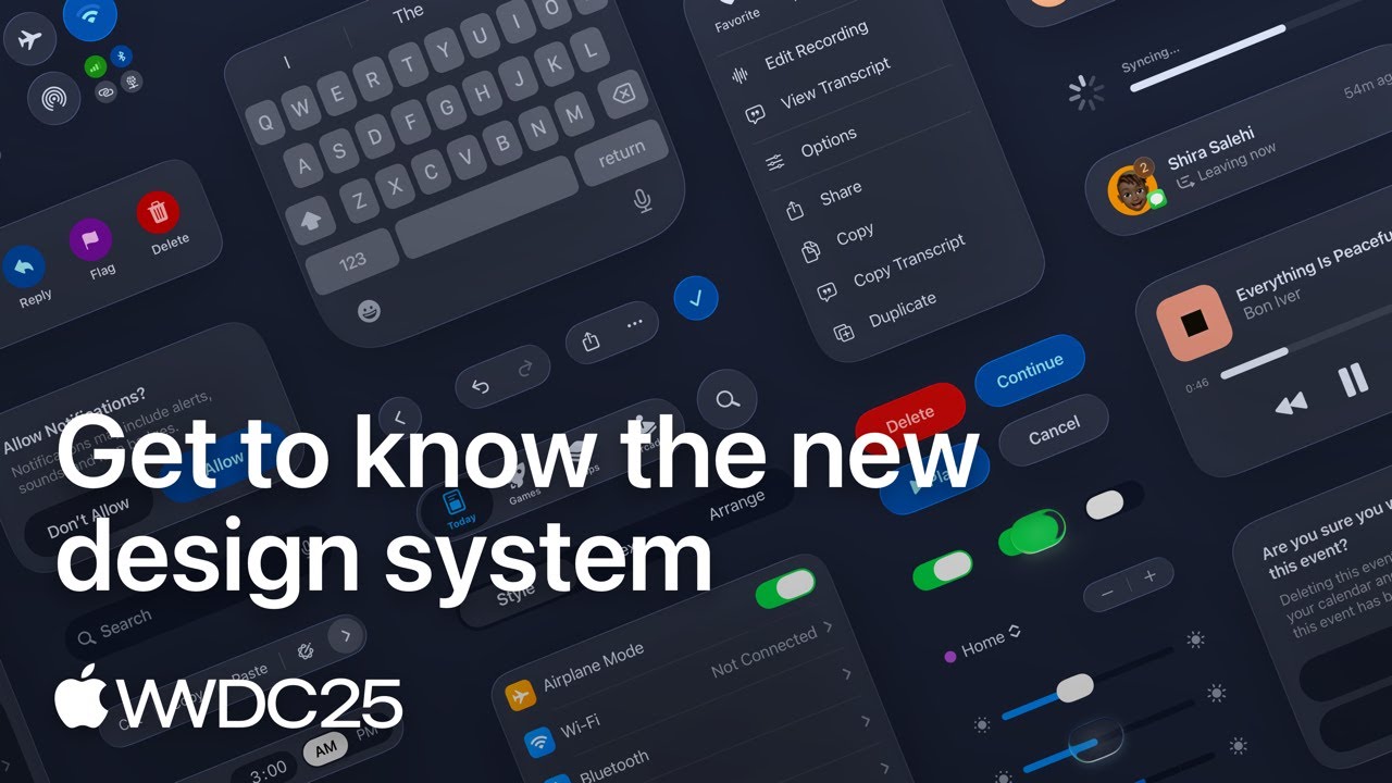 WWDC25: Get to know the new design system | Apple