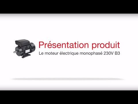 Le moteur monophasé 230V B3 - CEMER