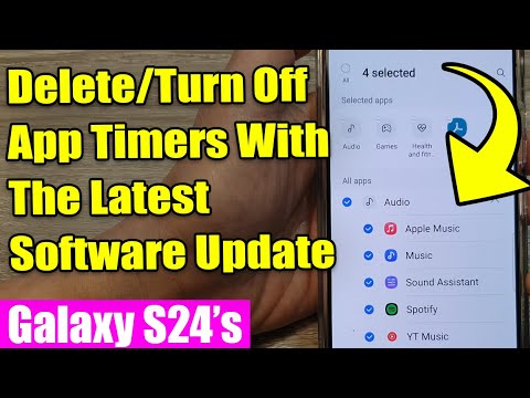 ⏰ Galaxy S24/S24+/Ultra: How to Delete/Turn Off App Timers With The Latest Software Update