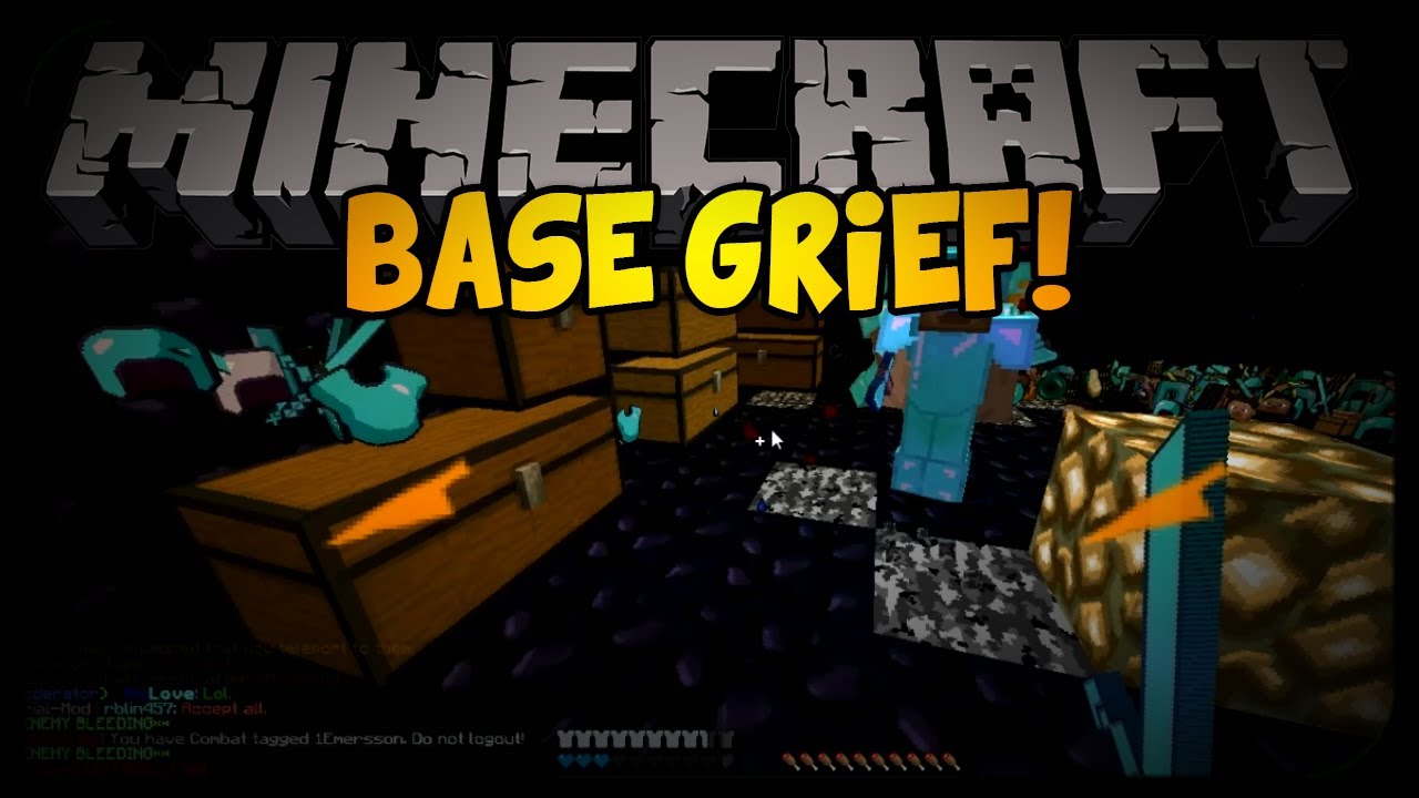 Minecraft Raid: Base Grief! (Raid FAIL)