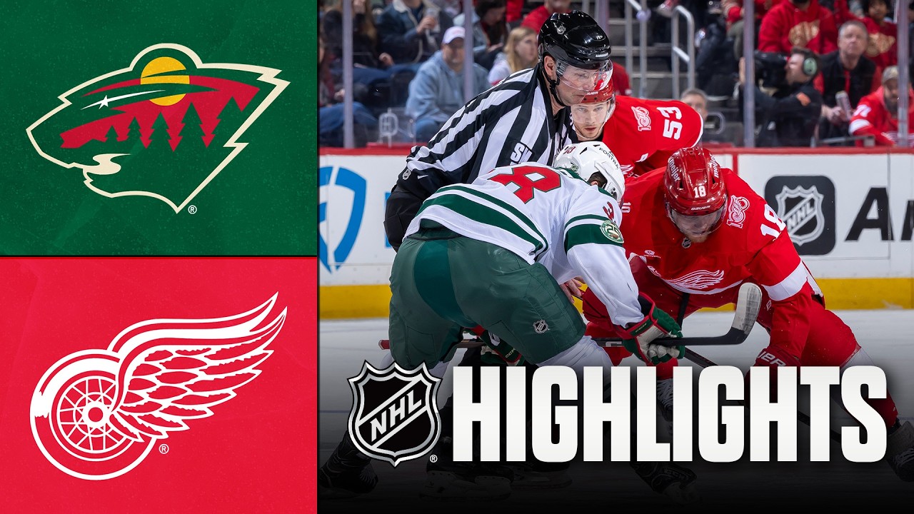 Wild vs. Red Wings | NHL Highlights | April 05, 2026