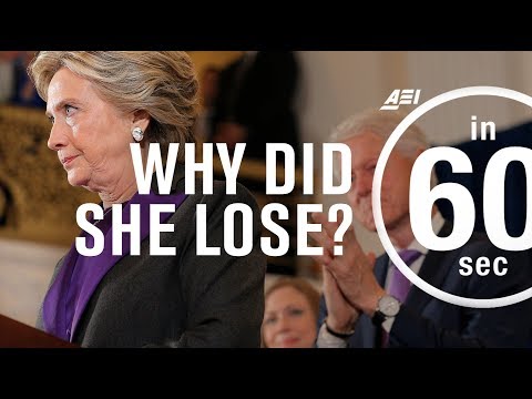 “Why did Hillary Clinton lose the election? | IN 60 SECONDS ...