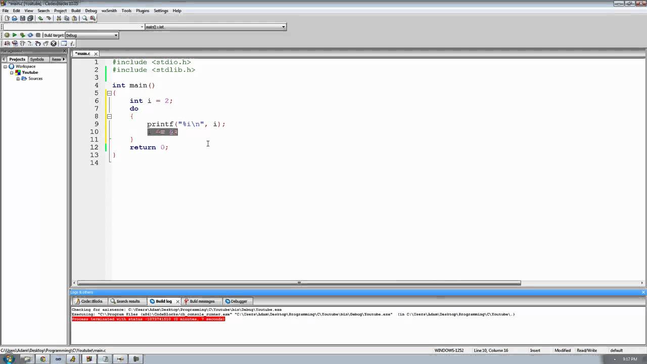 C Programming Tutorial-13 Do While Loop.MP4