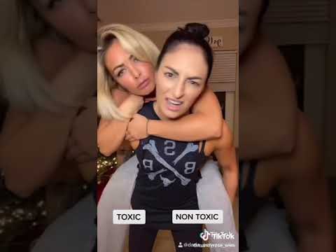 Mandy Rose and Sonya Deville Funny tiktok questions game #shorts