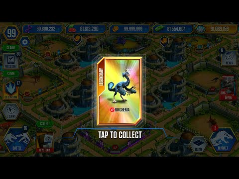 COMPLETE RECEIVE RINCHENIA MAX X3 LV40 MODS BATTLE | JURASSIC WORLD THE GAME