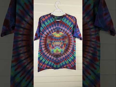 Tie Dye Process & Reveal✌️#hippie #tiedye #artprocess #art #handmade #diy #psychedelic #drip #cosmic