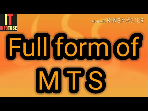 Full form of MTS | what is MTS