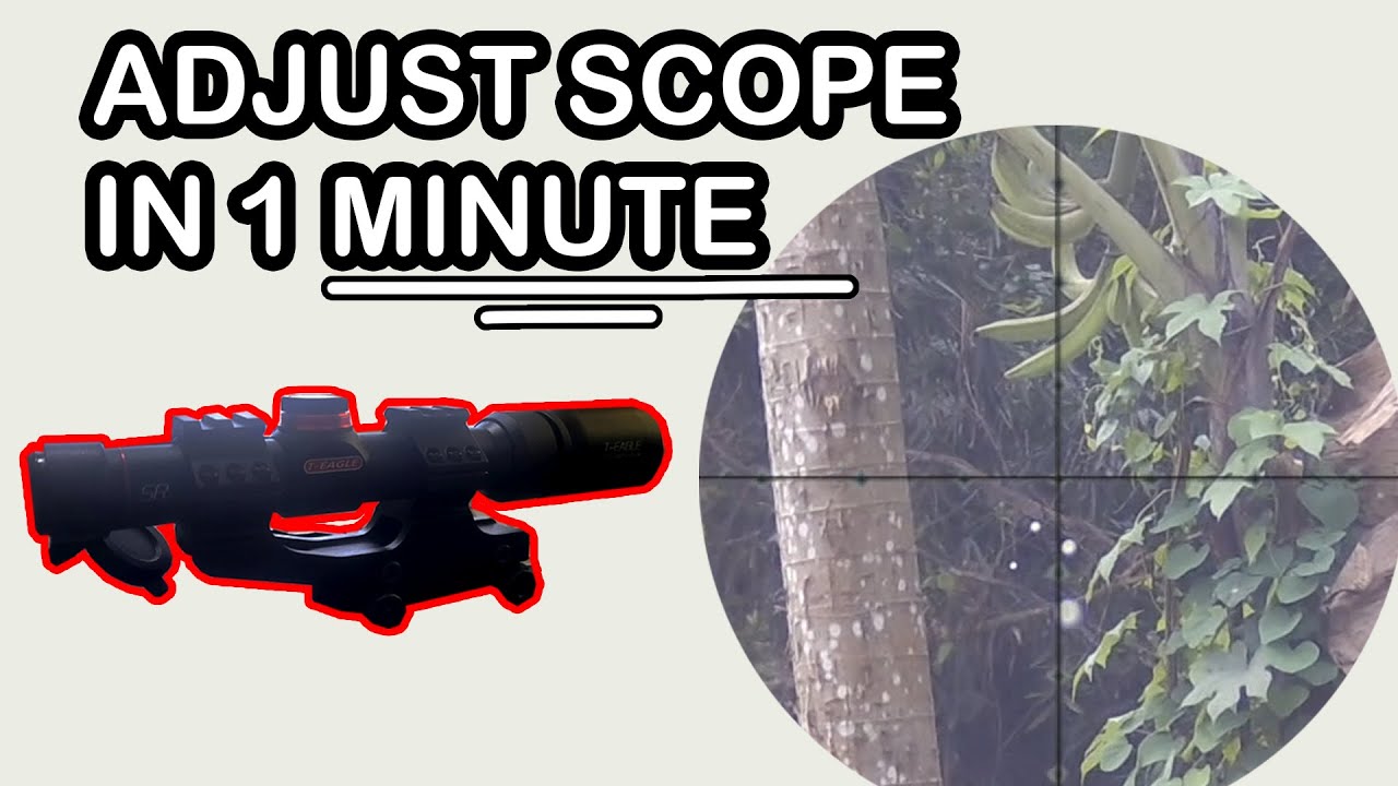 How to Zero / Adjust A Scope in 1 Minute | Airsoft Tutorial