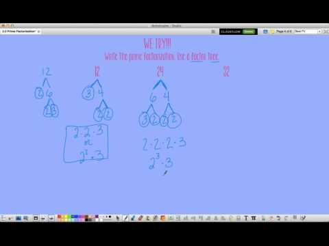 3.3 Prime Factorization