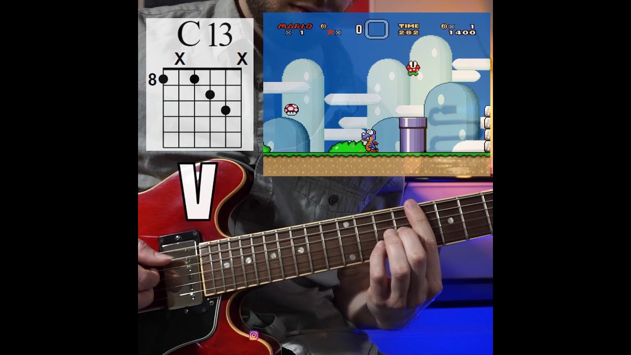 Game Over Chords - Super Mario World (free pdf)