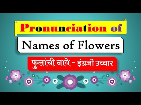 Correct pronunciation of names of Flowers 720p