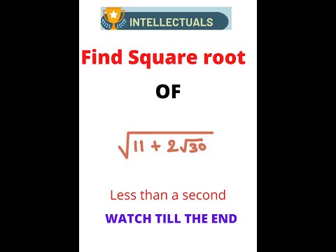 Find Square root  of  irrational numbers orally