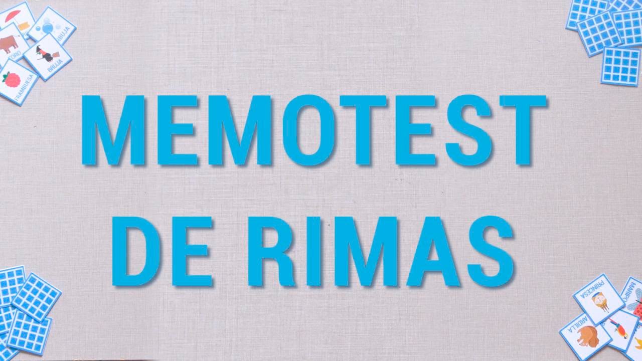 Memotest de Rimas (JUGANDO EN CASA)