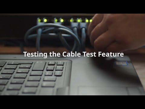 Cloud-managed Switches Cable Test