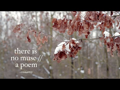there is no muse // a spoken word poem