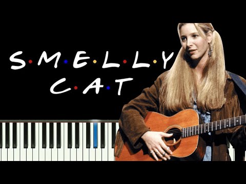 Smelly Cat | Phoebe Buffay | FRIENDS | Synthesia Piano Tutorial