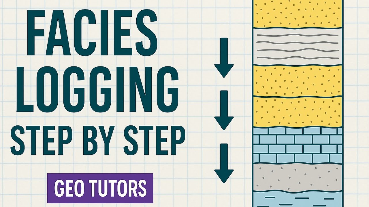 How to Log Facies Models Step by Step | Sedimentary Geology Tutorial