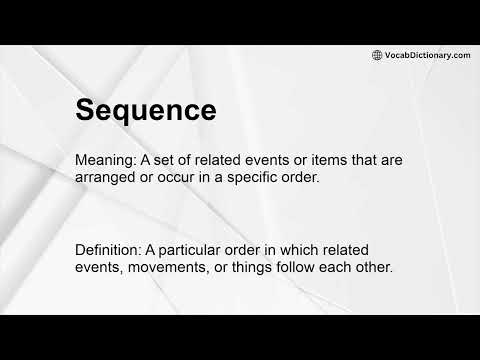 Sequence Meaning