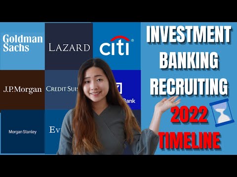 Investment Banking Recruiting Timeline – Eric Jeeters