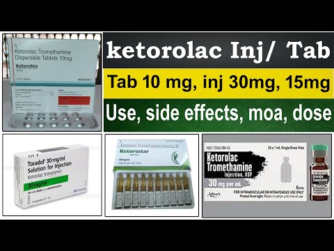 ketorolac injection in urdu, tromethamine use in hindi, ketorolac tablet 10 mg, uses, Side Effects