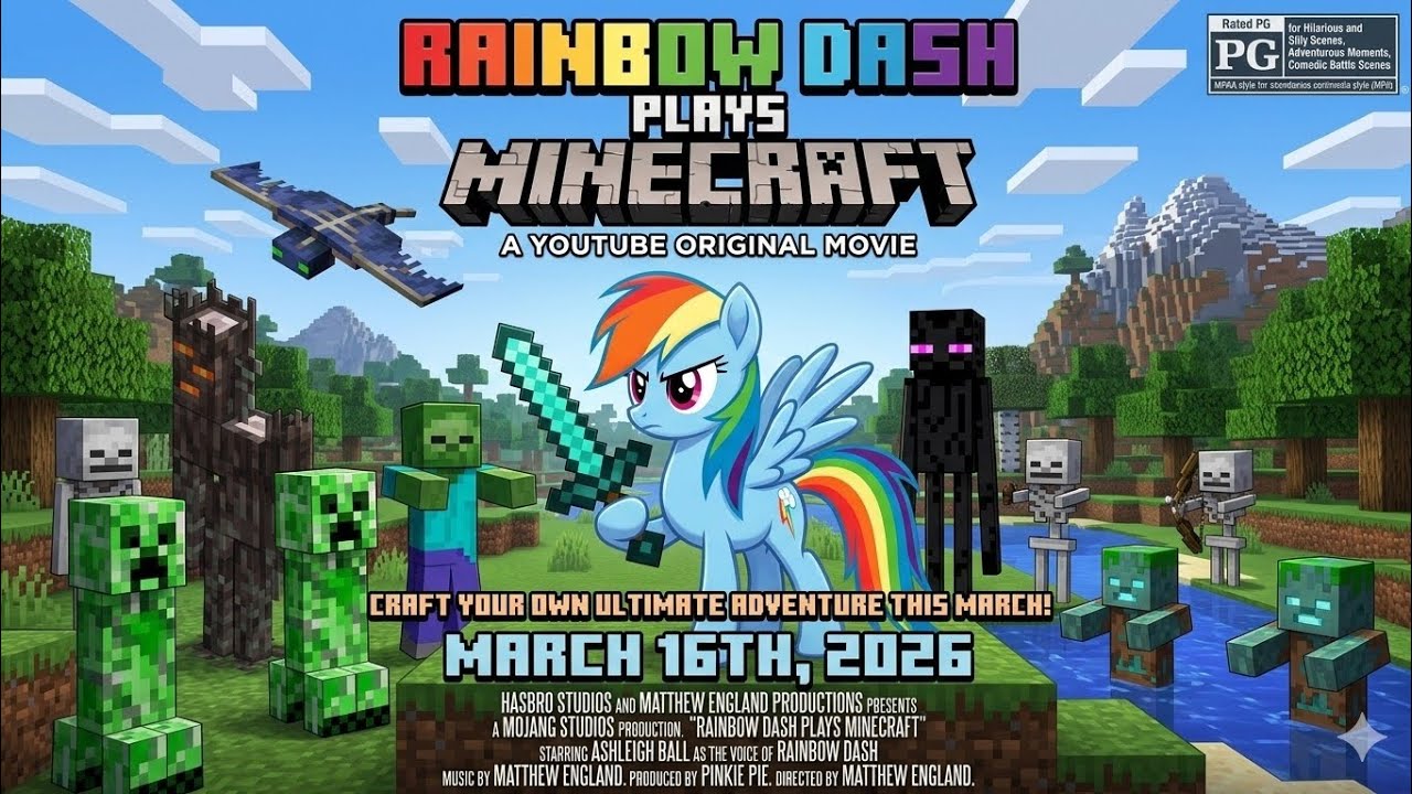 Rainbow Dash Plays Minecraft (2026)