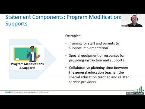 Creating a Comprehensive Statement of Special Education and Aids and Services within the IEP