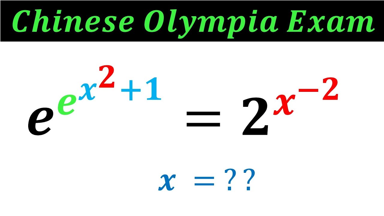 SOLVING THE KILLER MATH PROBLEM, #MathTutorials  #Math #Science# Chinese math Olympia
