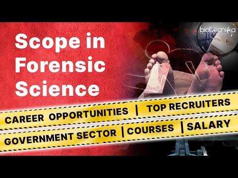 Career In Forensic Science | Govt & Private Jobs | Scope | Salary