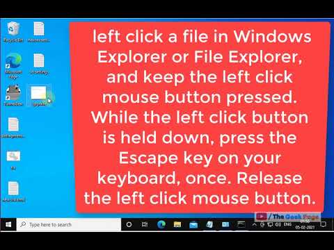 Drag and Drop Not Working in Windows 10 PC Fix