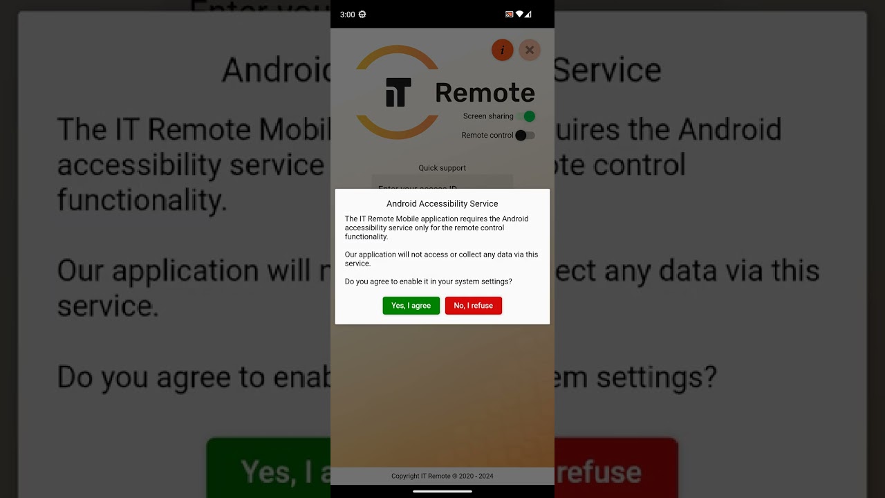 Android Accessibility Service API