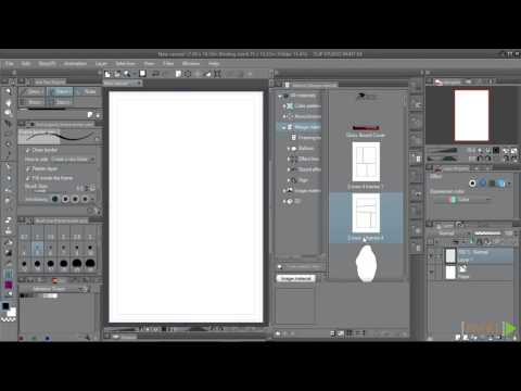 Learn Clip Studio Paint EX Creating and Exporting Pages Quirk Panels Using Material | packtpub ...