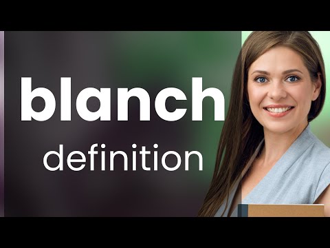 Blanch • what is BLANCH definition
