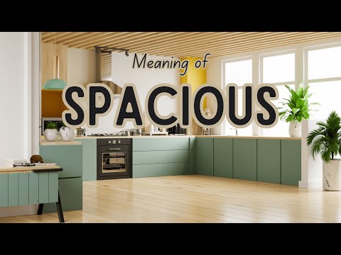 What is the meaning of Spacious?