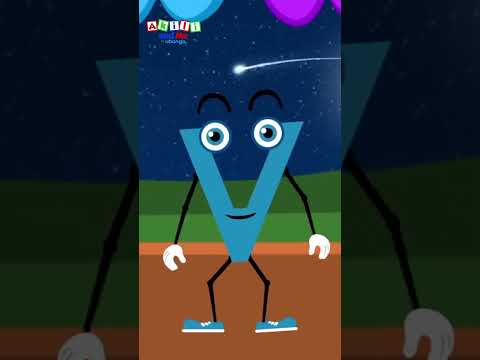 Words with letter V #shorts #alphabet #kidssongs