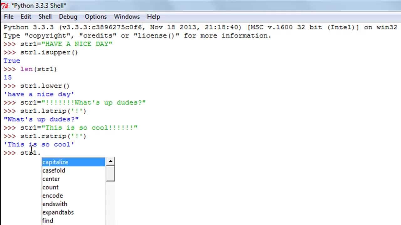 Python Programming Tutorial - 27: String Functions (Part-2)