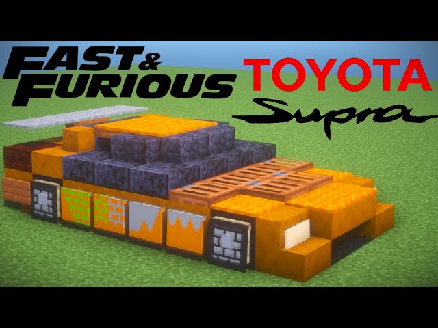 (FAST & FURIOUS) Brian's Toyota Supra Minecraft Map