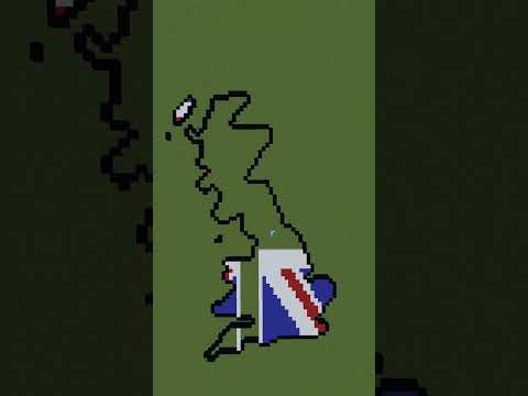 British Isles - Small Scale (Retake) #uk #mtsg #london #ireland #minecraft #flags #maps #dublin