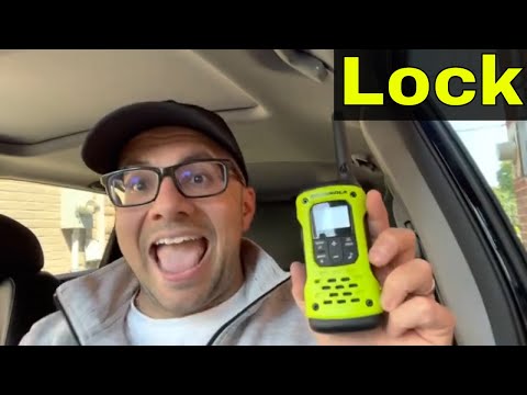 How To Lock Motorola Talkabout Two Way Radio-Full Tutorial