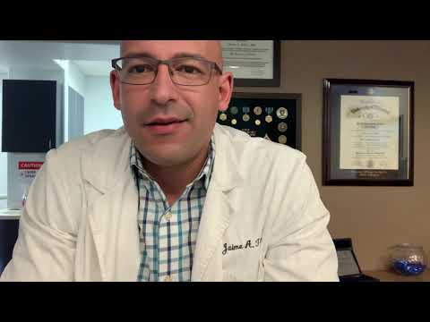 Dr Jaime Tobon discussing sedation options