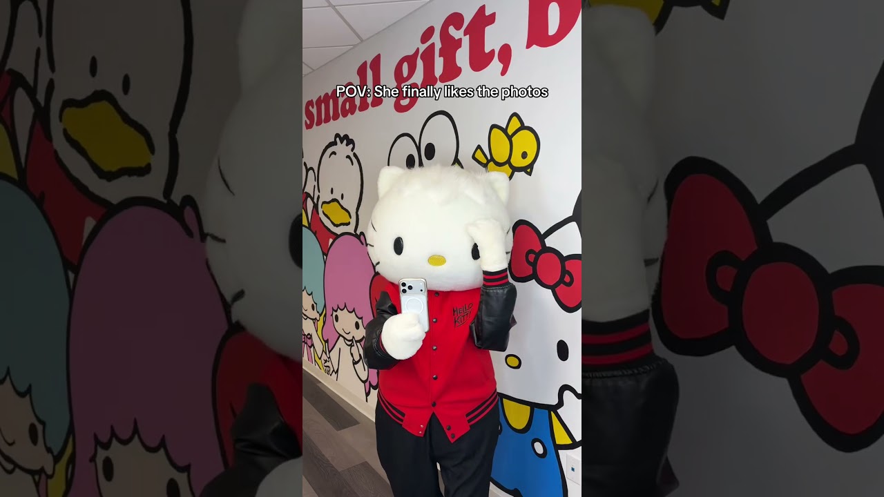 He's been promoted 📸✨ #HelloKitty #DearDaniel #Sanrio